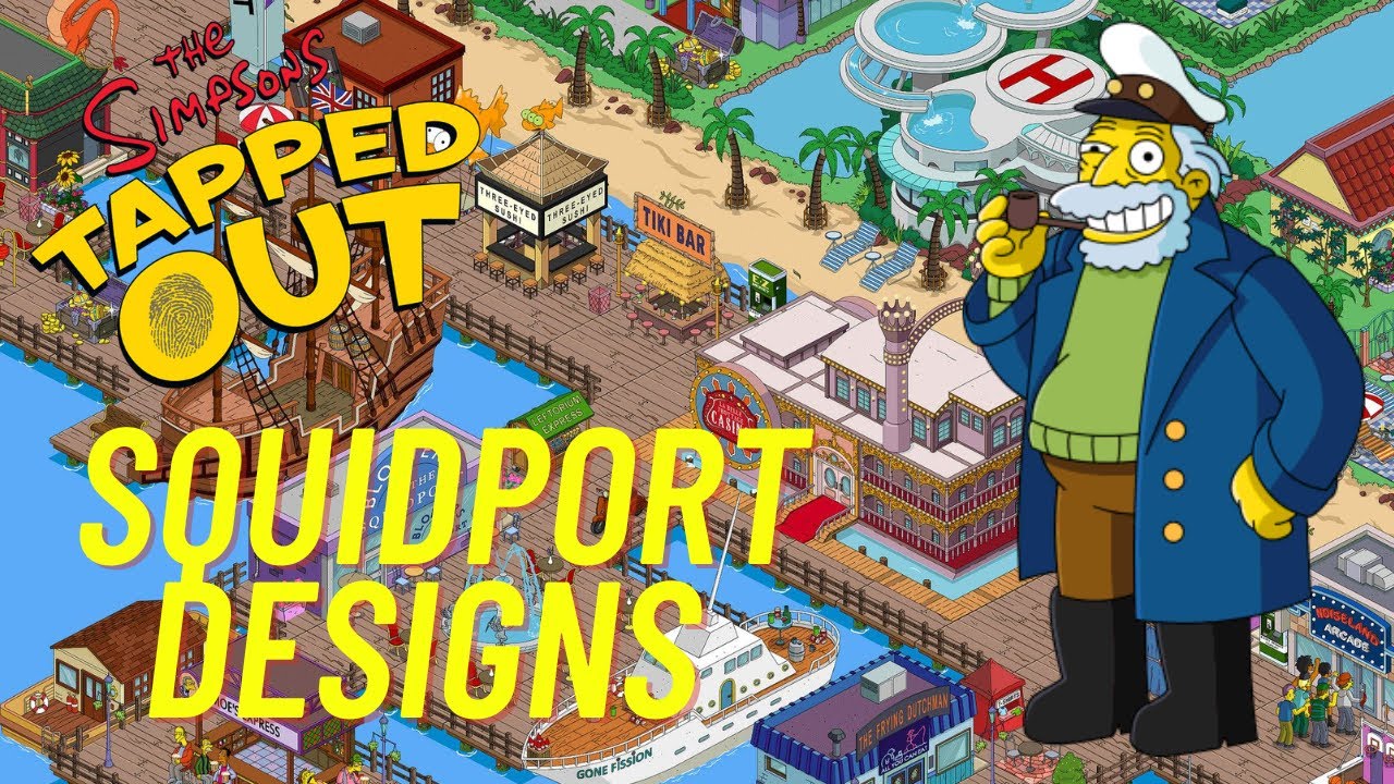 The Simpsons Tapped Out: Squidport Designs | Springfield Designs #23 ...