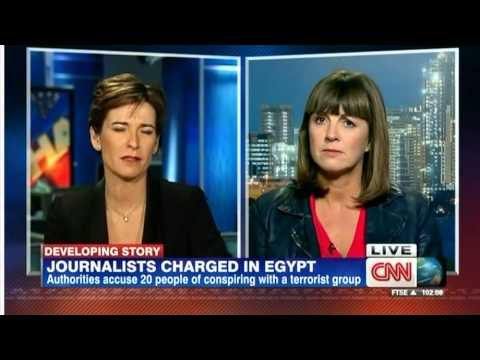 Sue Turton with Becky Anderson on jailed Al Jazeera journos in Egypt ...