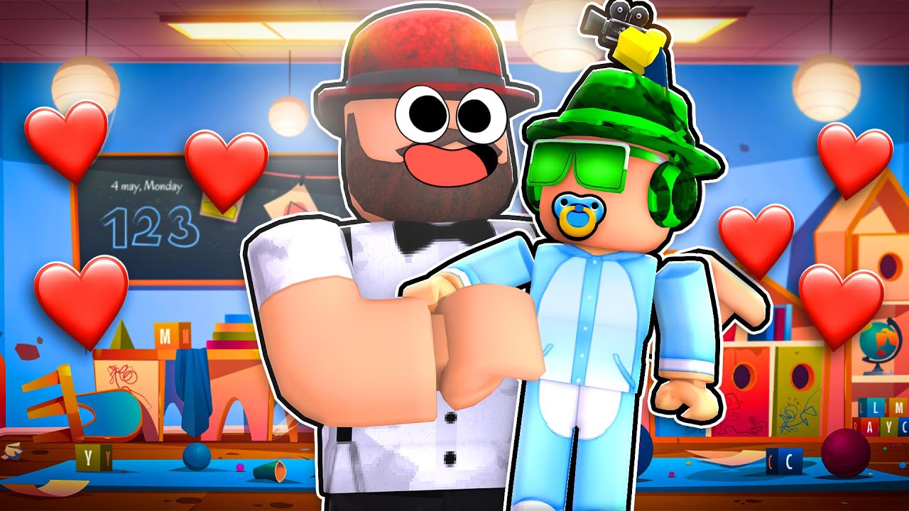 👶 I'M GOING TO BE A DAD and I HAVE TO TAKE CARE of my SON 😱 Blox4Fun ...