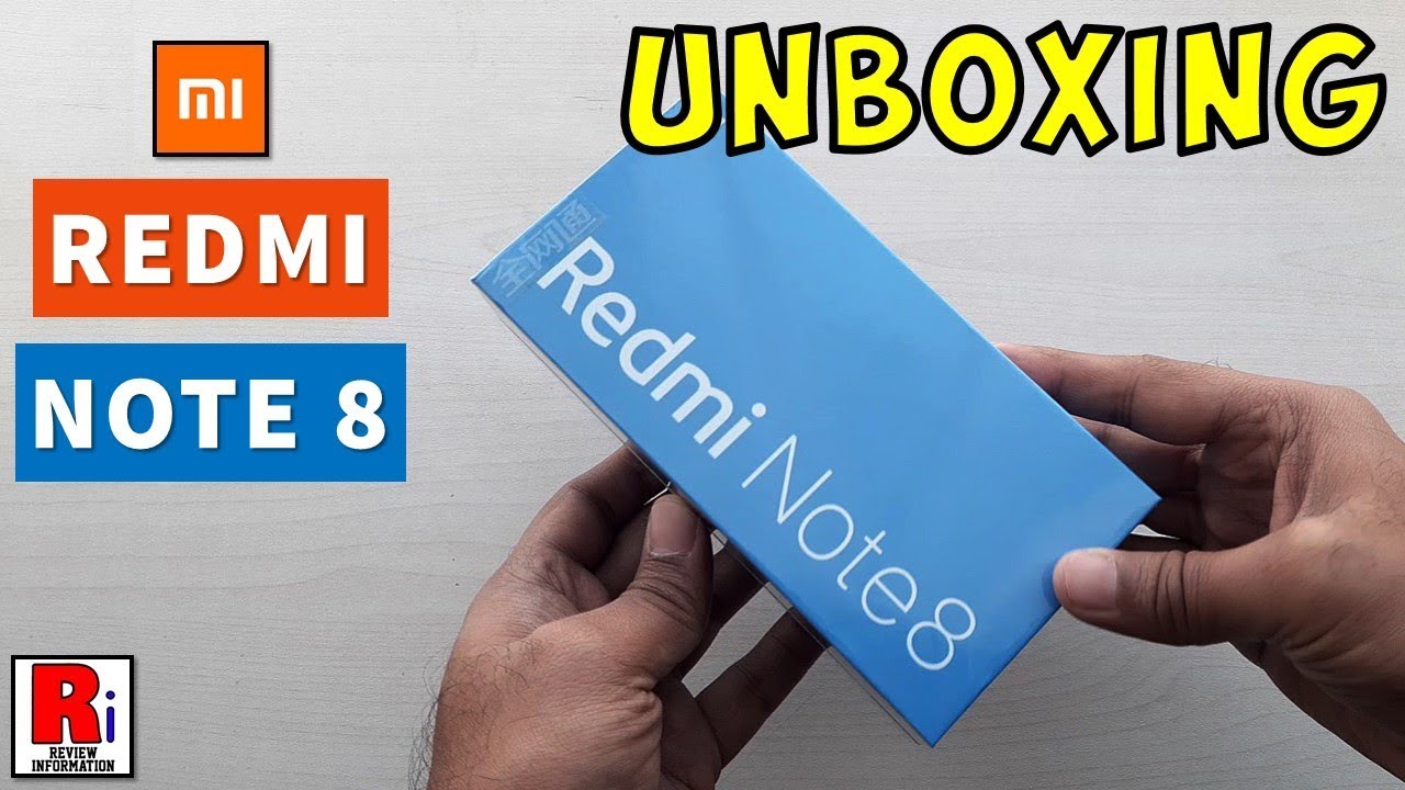 Xiaomi Redmi Note 8 Unboxing - YouTube