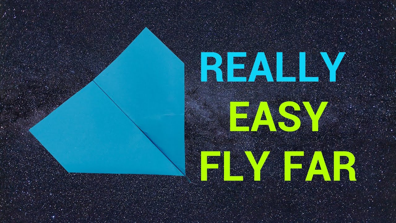 How To Fold DIY paper Plane || Easy Origami paper plane and Fly So Far ...
