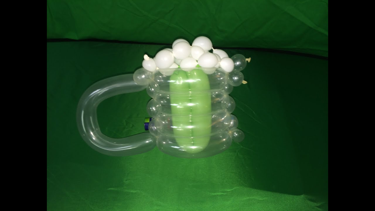 How to Make an Balloon Beer Mug - YouTube