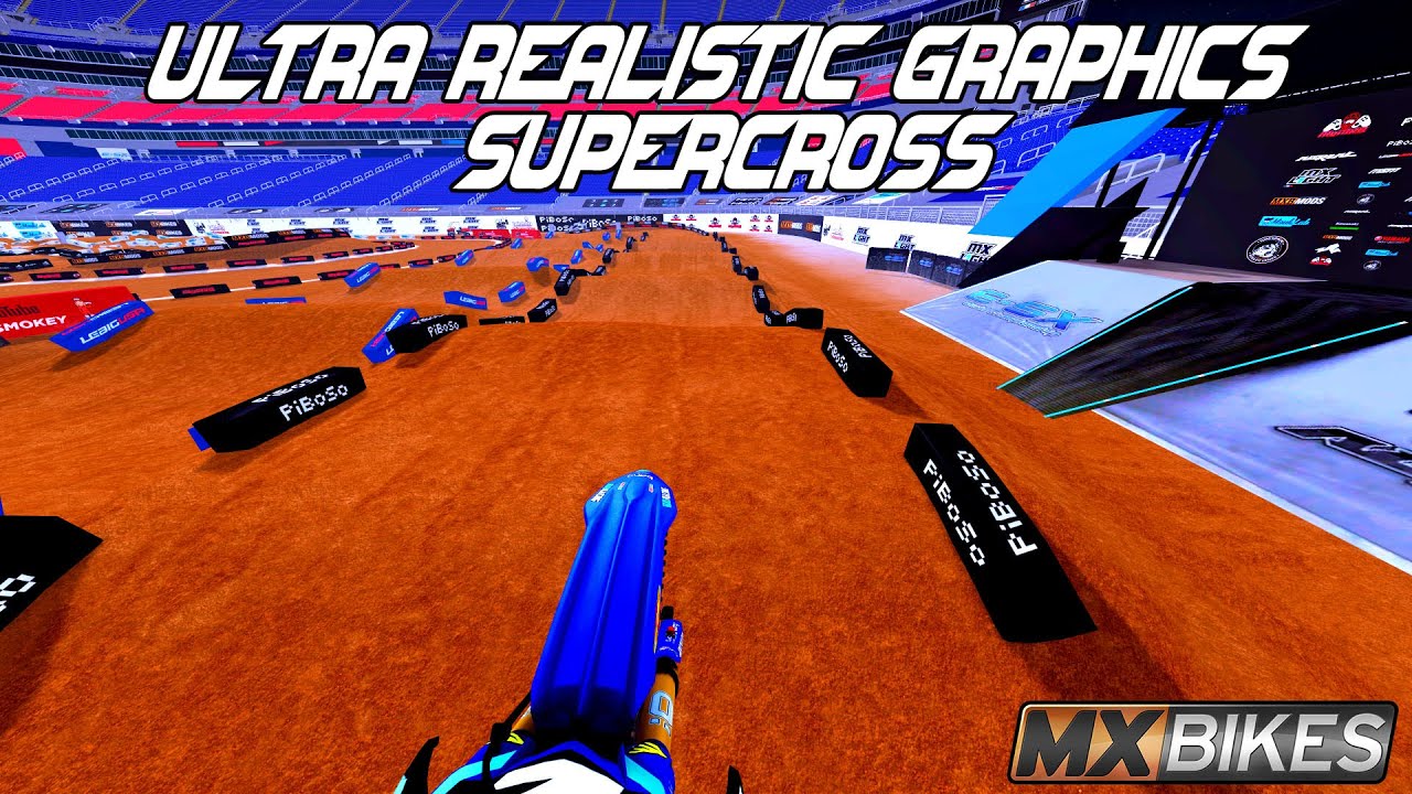 MX Bikes: ULTRA REALISTIC GRAPHICS SUPERCROSS RACE - YouTube