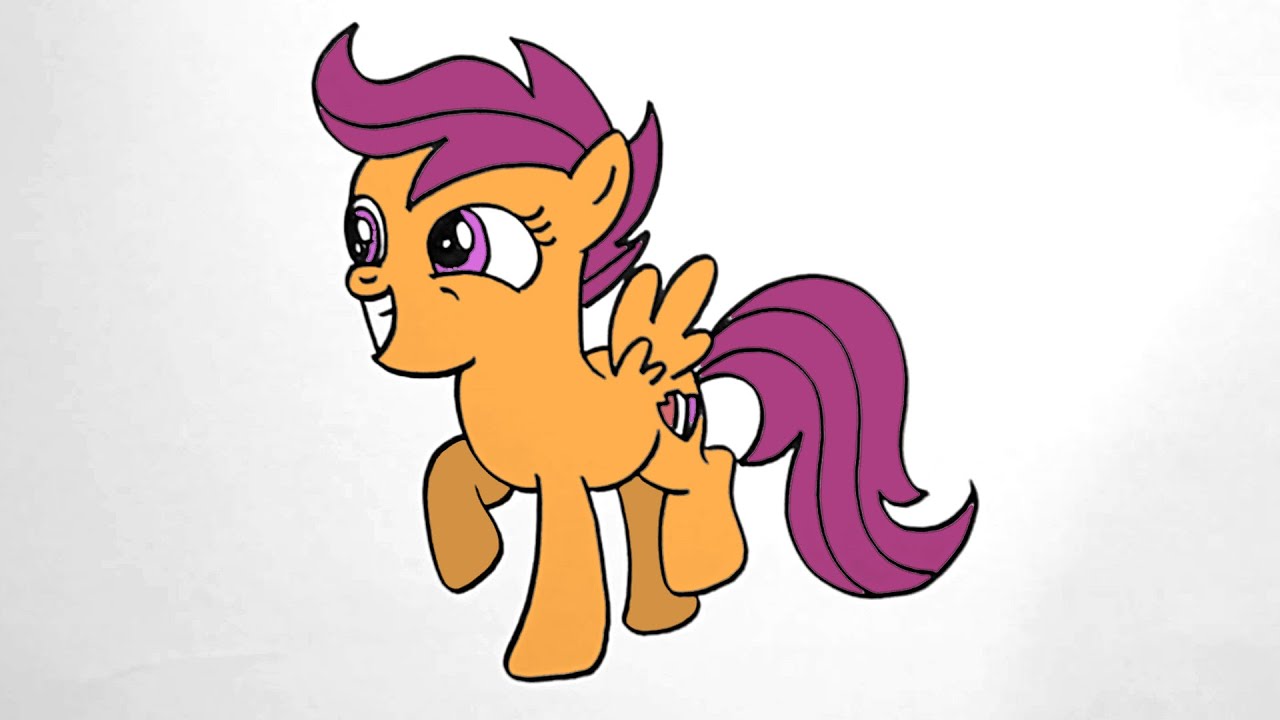 How to Draw SCOOTALOO | MY LITTLE PONY - YouTube