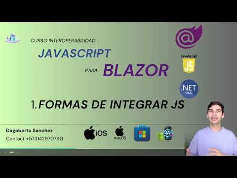 1. Formas de integrar código Javascript a Blazor - YouTube