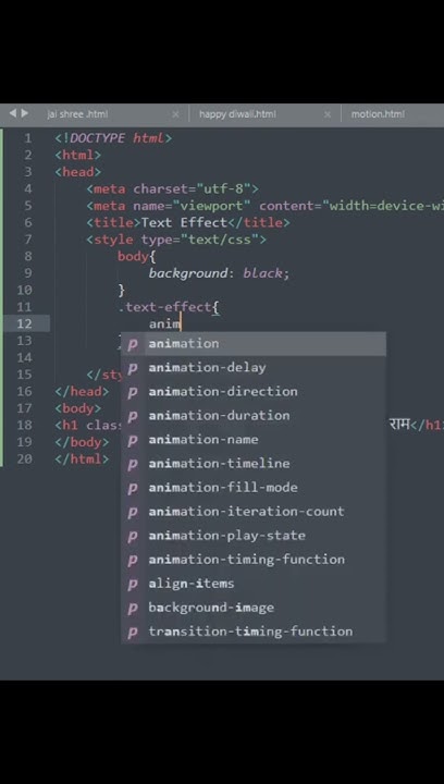 Text effect use html css #motivation #javascript #diwaligreetings #coder #diwaliwishes - YouTube