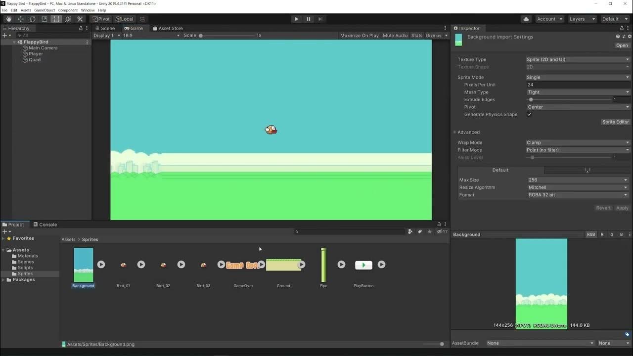 N06-Lập trình phần mềm game Flappy Bird - Đặng Tuấn Đạt - YouTube