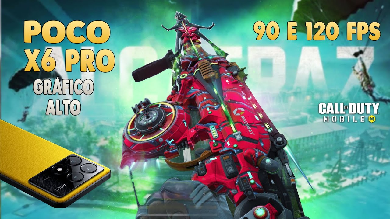 POCO X6 PRO COD MOBILE 2024 VALE A PENA DESEMPENHO 90 E 120 FPS ! TEM MUITO PLAYER AK 117 META ...