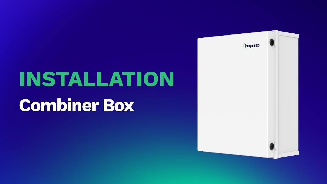 Combiner Box | HMS-C (4G+Ethernet Version) Installation for North ...