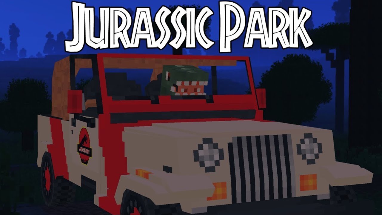 Jurassic Park Minecraft T-Rex Enclosure - YouTube