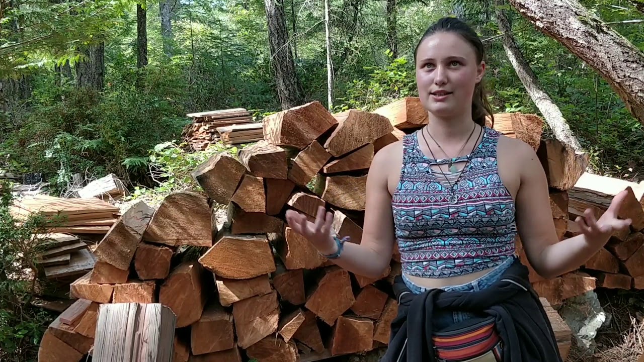 Anna from Germany explains why interested in living Off-Grid, in German ...
