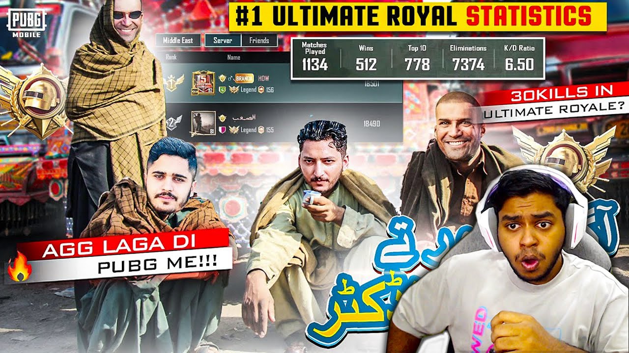 WORLD's RANK 1 7KD ULTIMATE ROYALE PAKISTAN PLAYER?? HOW BRAND BEST ...