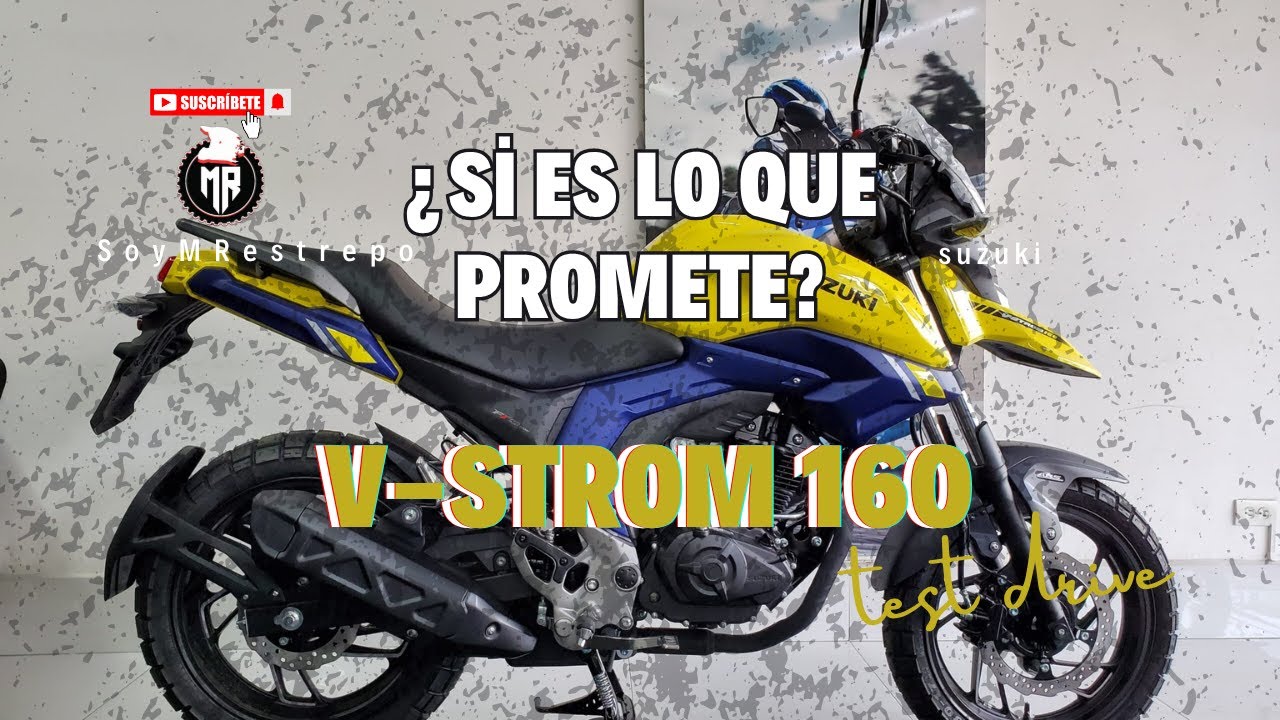 ¡La Suzuki VStrom 160 a prueba! ¿Realmente vale lo que cuesta? - YouTube