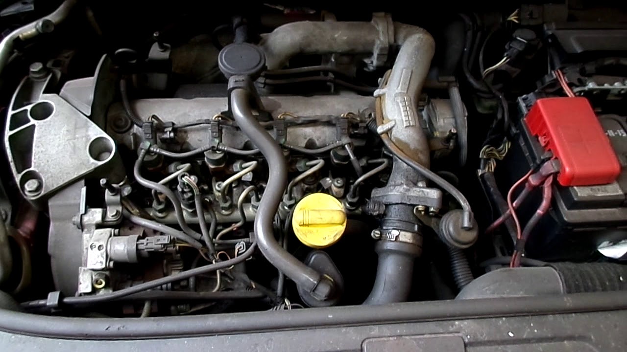 MEGANE REF MOTOR F9Q B8 - YouTube