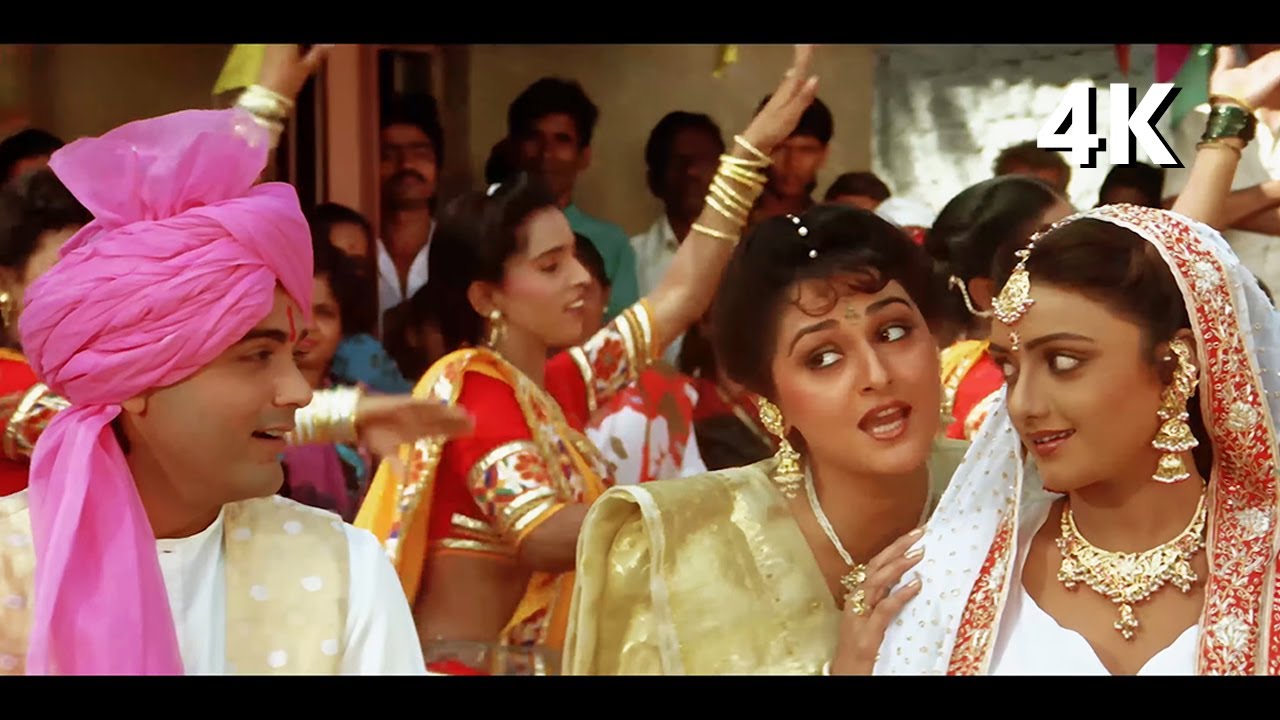 Badhai Ho Badhai | Veerta Movie 4K Song | Alka Yagnik & Kavita ...