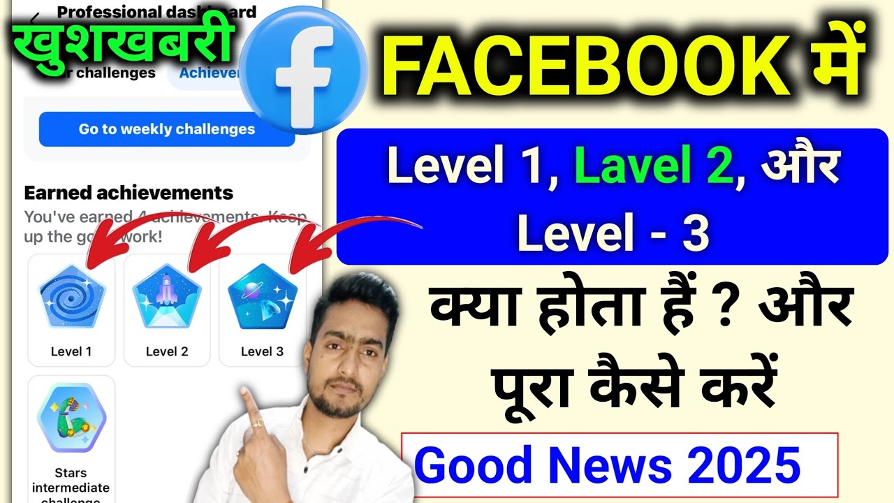 मात्र एक दिन में 🔥 Facebook level 3 kaise complete Karen | facebook me ...