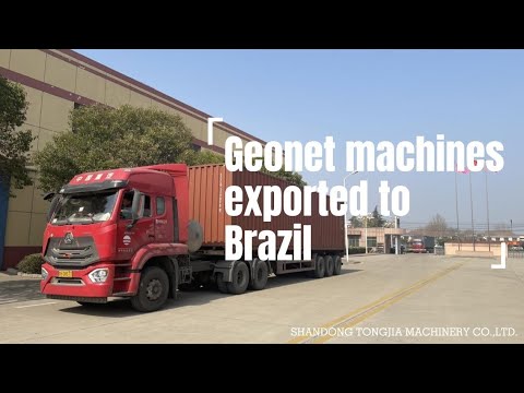 Export our geonet machine to Brazil ⁠ geonet machine @TongjiaMachine - YouTube