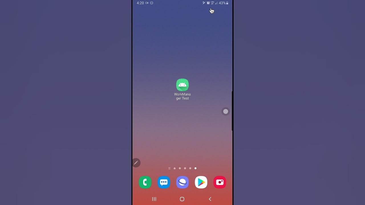 Android WorkManager One Time Repeating (demo) - YouTube