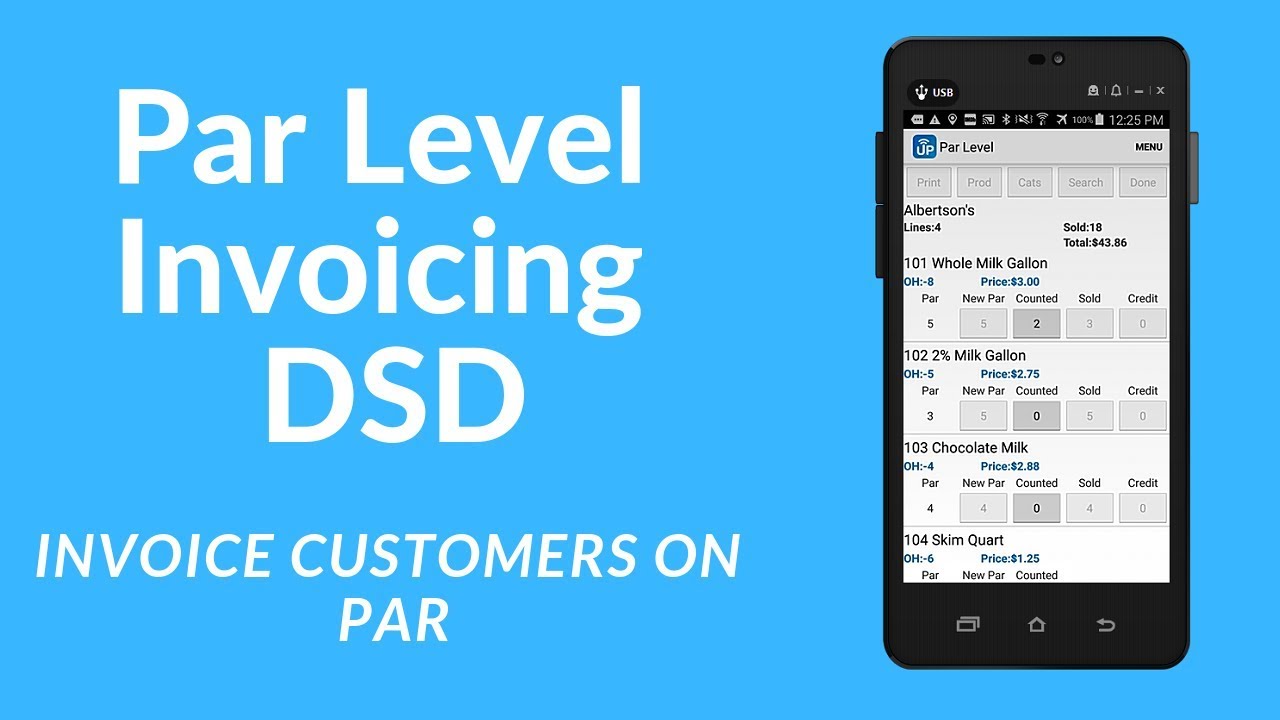 PAR Level Inventory Invoicing | DSD Software to Invoice Customers ...