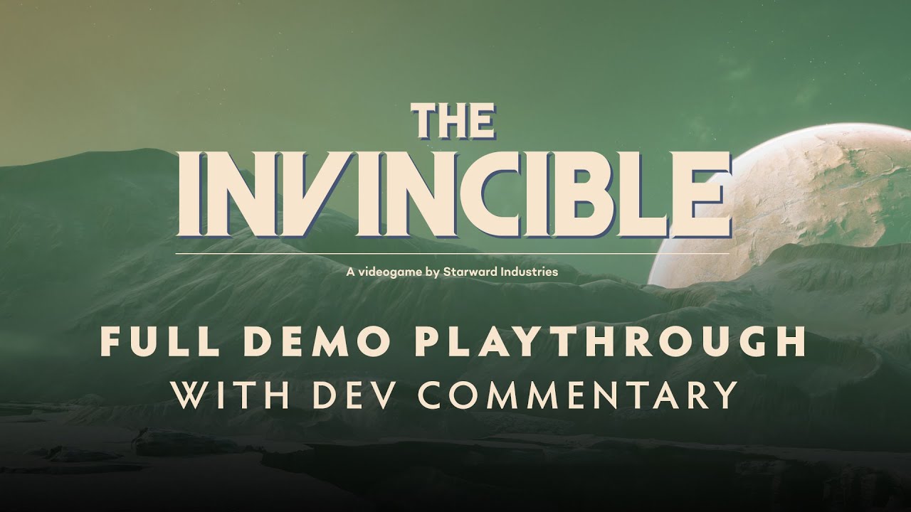 The Invincible | Full demo playthrough with dev commentary - Go IT