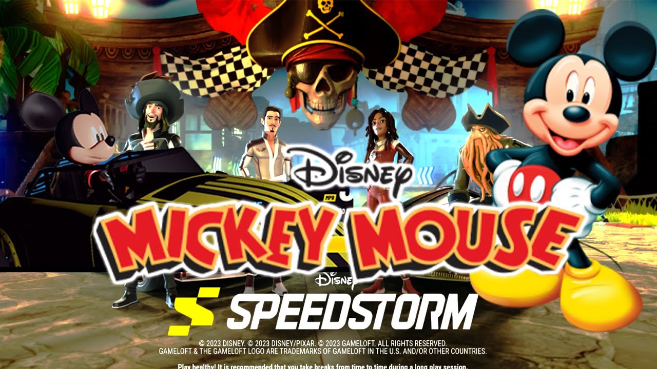 Mickey Mouse Roadster Racers Speed Storm | Mickey's Wild Tire! 🚗💨 ...