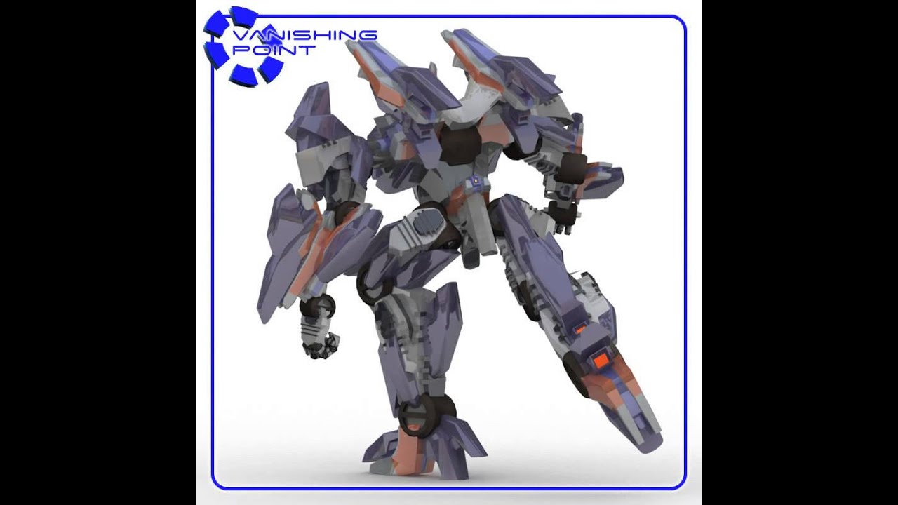 Goliath Robot Mech (for Poser) 3D model from CGTrader.com - YouTube