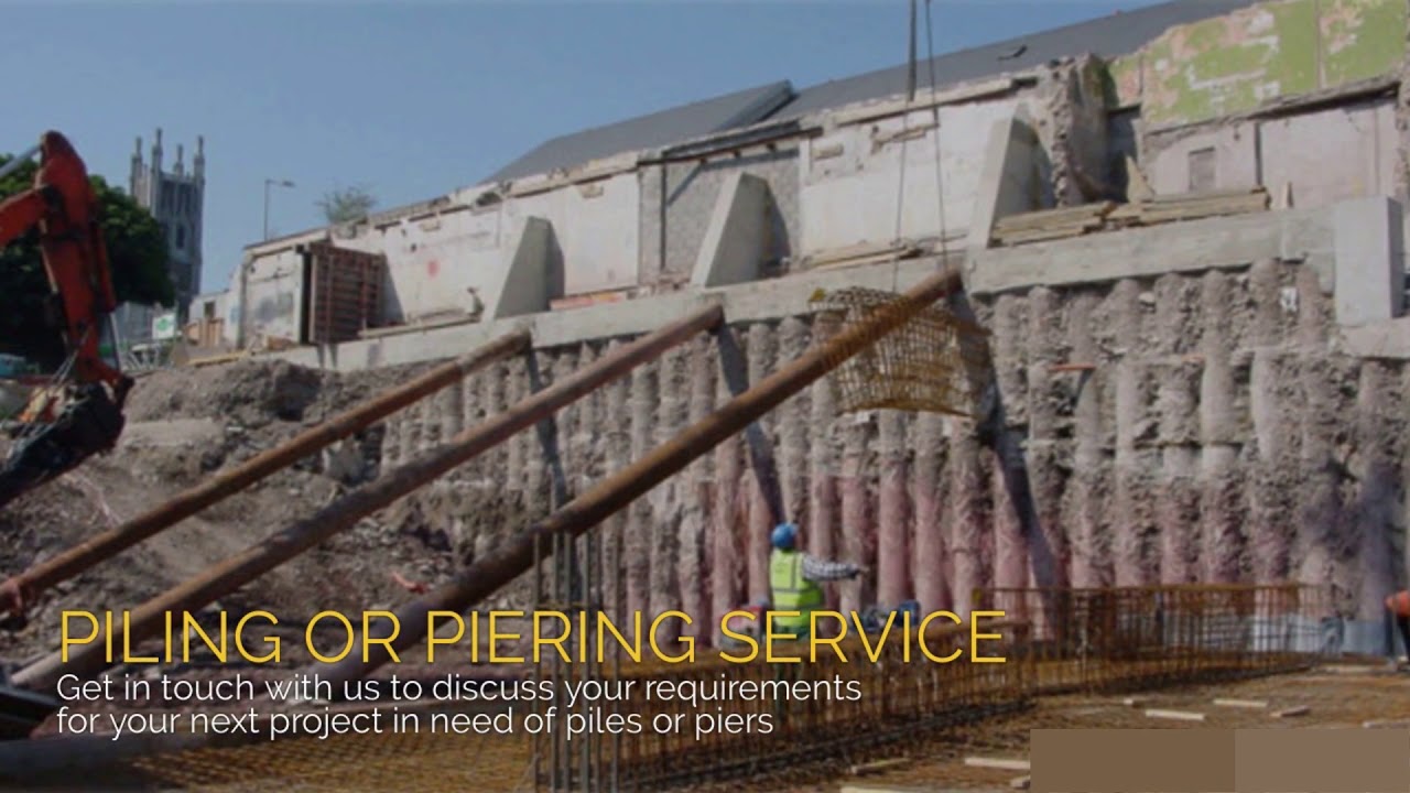 Mini Piles | Restricted Access Piling - Peters Piles - YouTube