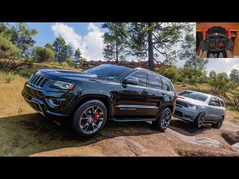 Jeep Cherokee & Dodge Durango SRT | OFFROAD | Forza Horizon 5(Steering Wheel + Paddle Shifter) 4K