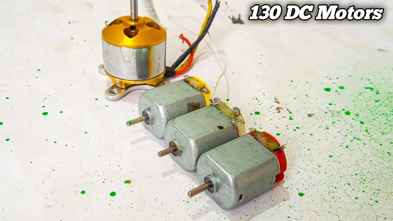 130 DC Motors Collection Can Fly Drone with 130 Motor - YouTube