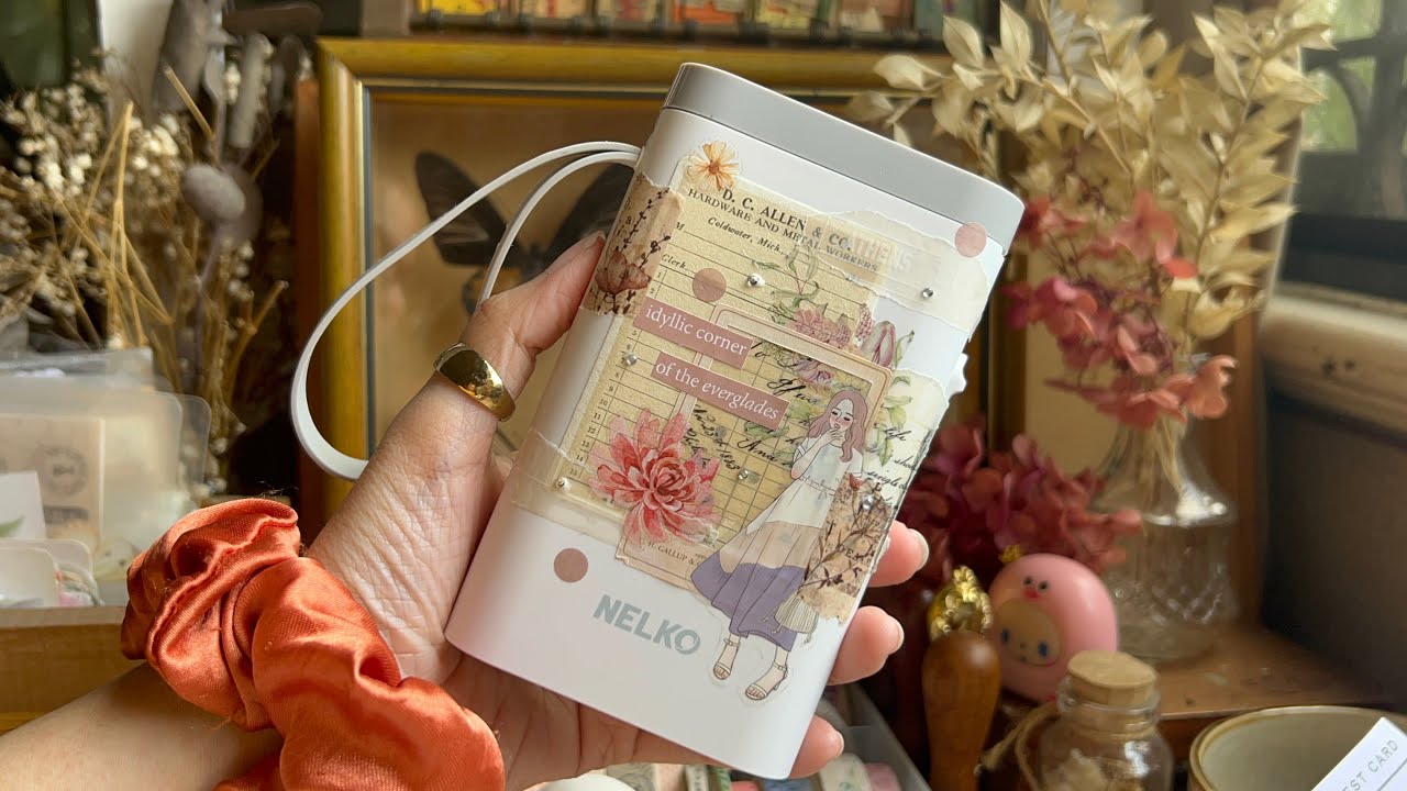 portable pocket printer for labels • wireless + inkless + bluetooth ...