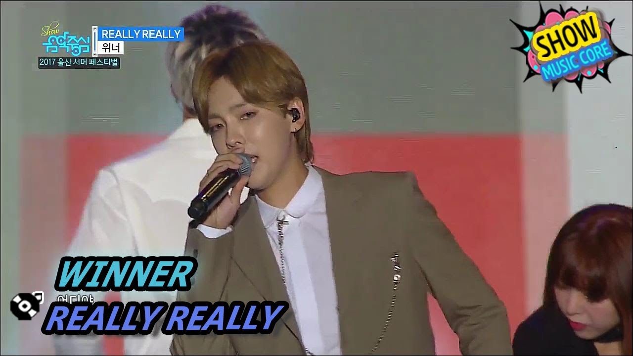 [HOT] WINNER - REALLY REALLY, 위너 - 릴리릴리 Show Music core 20170729 - YouTube