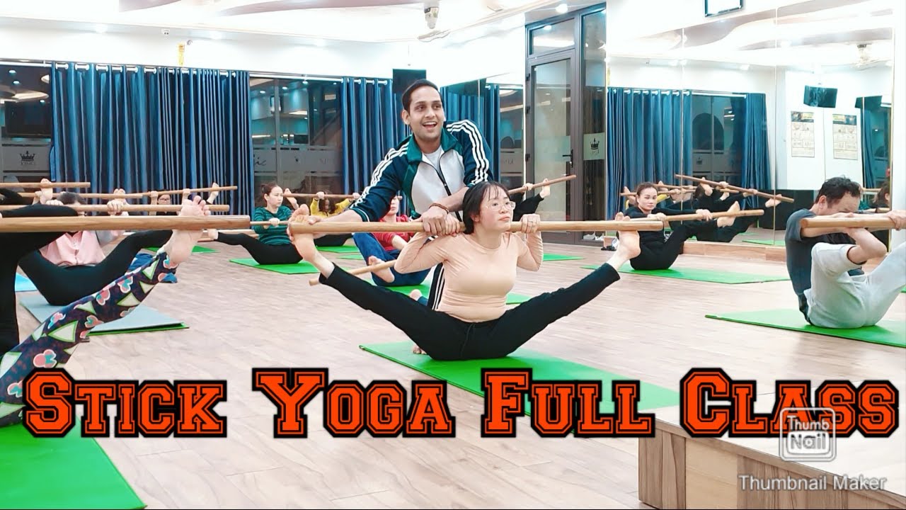 stick yoga full class - YouTube