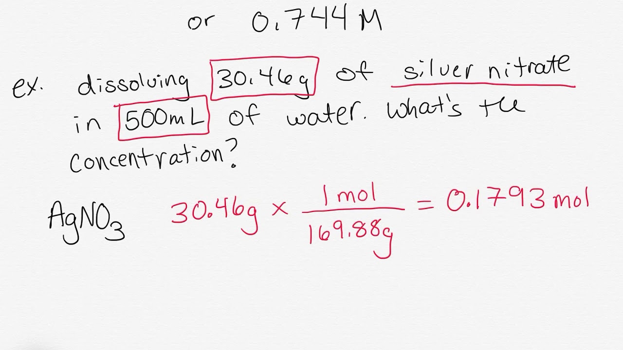 Molar Concentrations Video Lesson YouTube molar-concentrations-video-lesson-youtube