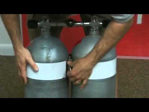DIVERITE: Technical Diving, How to Assemble Double Tanks - YouTube