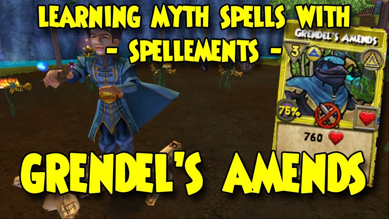 Wizard101: 👁️LEARNING GRENDEL'S AMENDS with SPELLEMENTS - YouTube