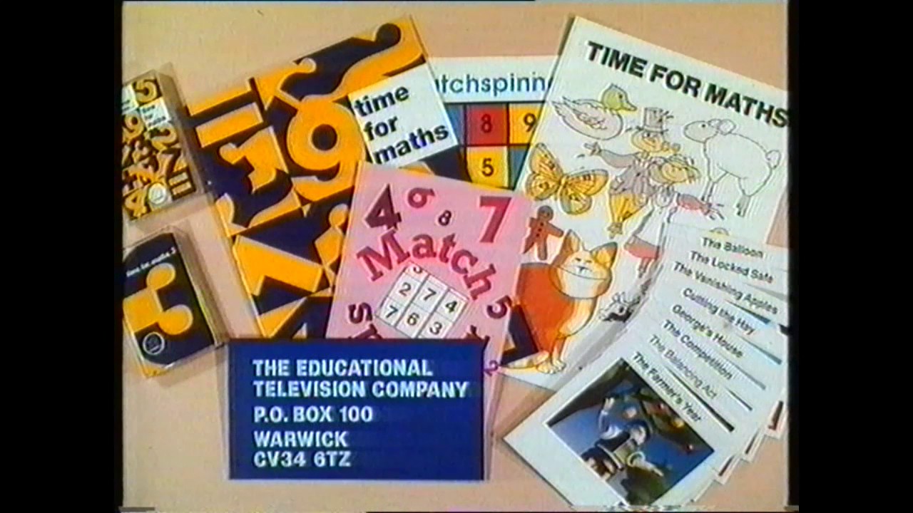 ITV Schools on Channel 4, 17/06/93, Time For Maths - YouTube