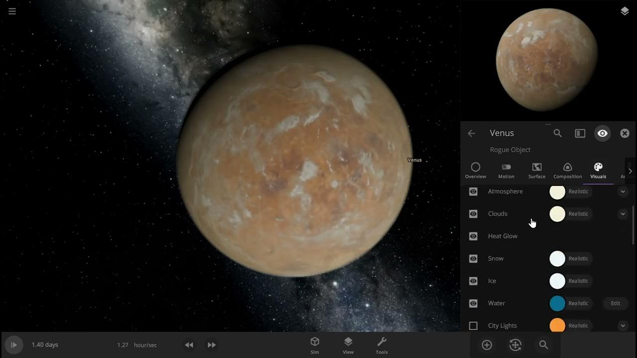 Turning Venus Into a Paradise | Universe Sandbox - YouTube