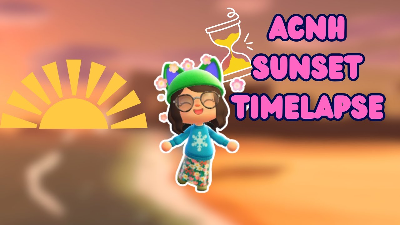 Sunset Time Lapse in Animal Crossing - YouTube