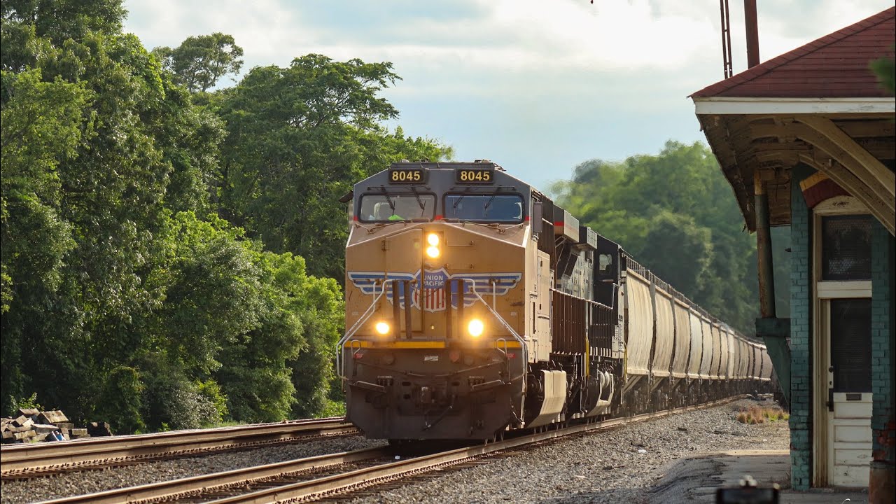 *Late Upload* UP AC45CCTE #8045 leads 242 - YouTube