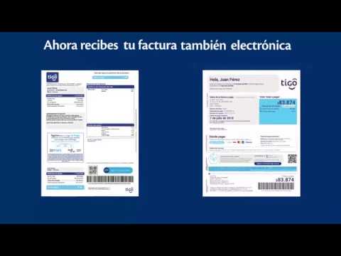 ¿Cómo funciona la factura electrónica Tigo? - YouTube