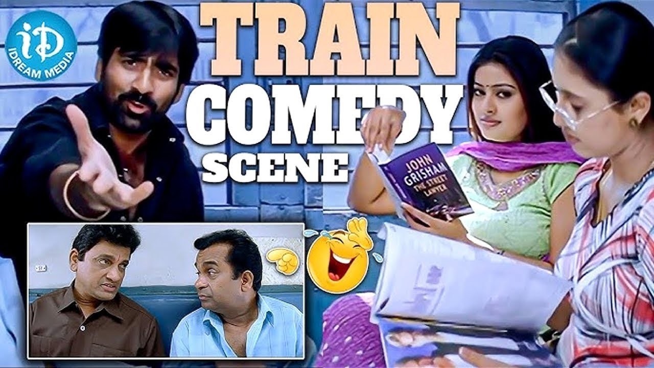 Venky Movie Best Train Comedy Scenes | Ravi Teja Comedy | Brahmi Comedy ...