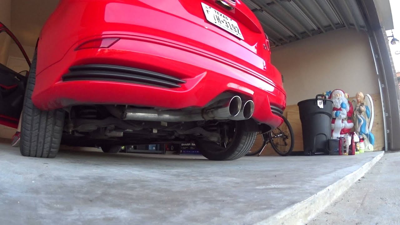 Focus ST Custom Exhaust - YouTube