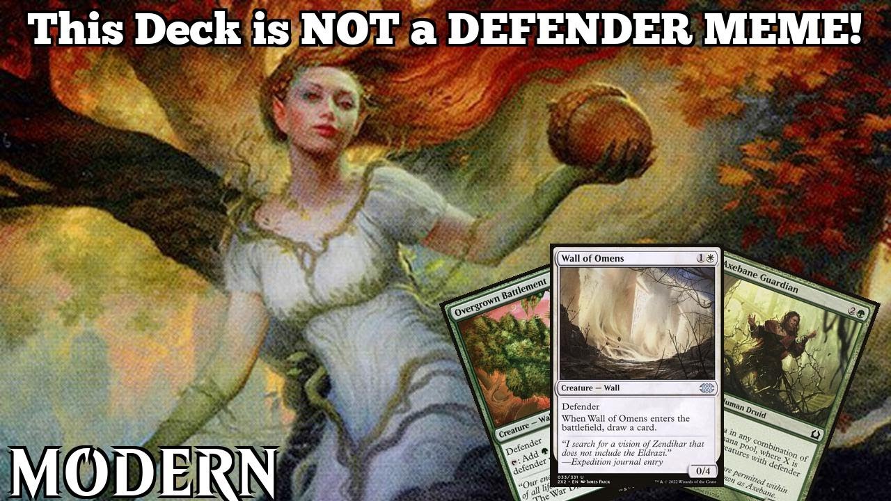 This Deck is NOT a DEFENDER MEME! | Wall Tyvar Combo | Modern | MTGO ...