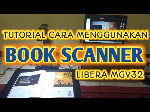 Tutorial cara menggunakan book scanner Libera MGV32 - YouTube