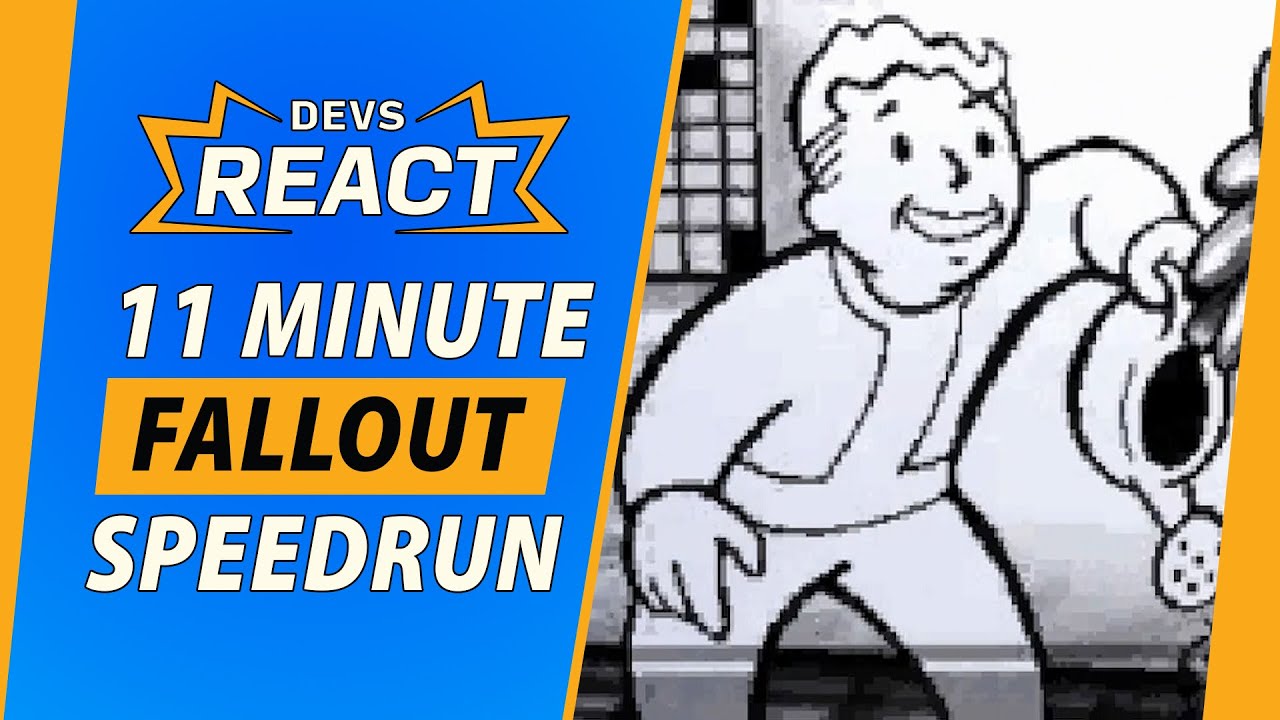 Original Fallout Developers React to 11 Minute Speedrun - YouTube