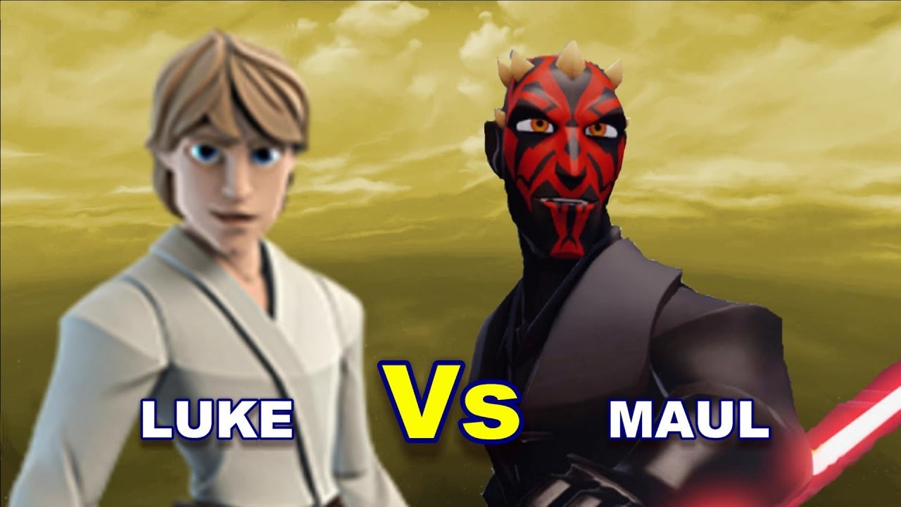 Luke Skywalker Vs Darth Maul