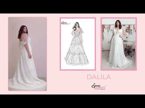 Abito da Sposa Curvy . modello DALILA