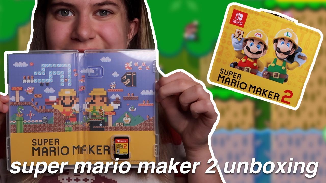 Mario Maker 2 VLOG + UNBOXING (w/ lunch box!) - YouTube