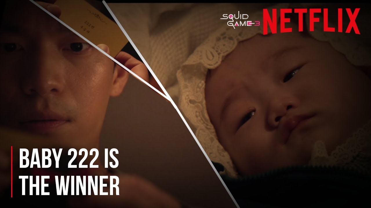BABY 222 IS THE WINNER | ENDING SCENE - 1 | Squid Game : Season 3 ...