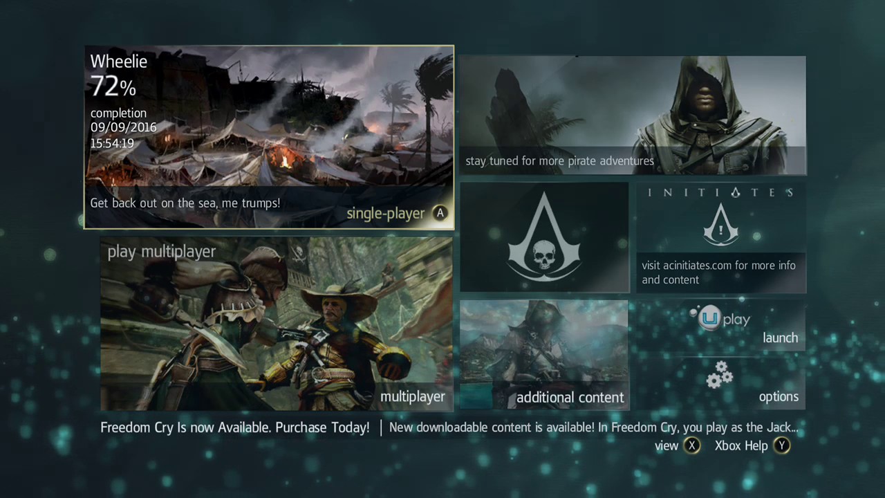 Assassin's Creed Black Flag - Main Menu Ambience - YouTube